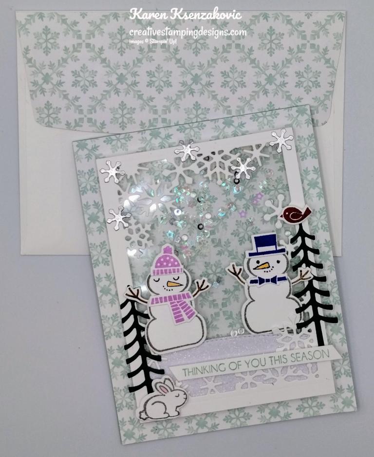 Stampin’ Up! Snowman Magic Shaker for Amy’s Inkin’ Krew Team Blog Hop ...