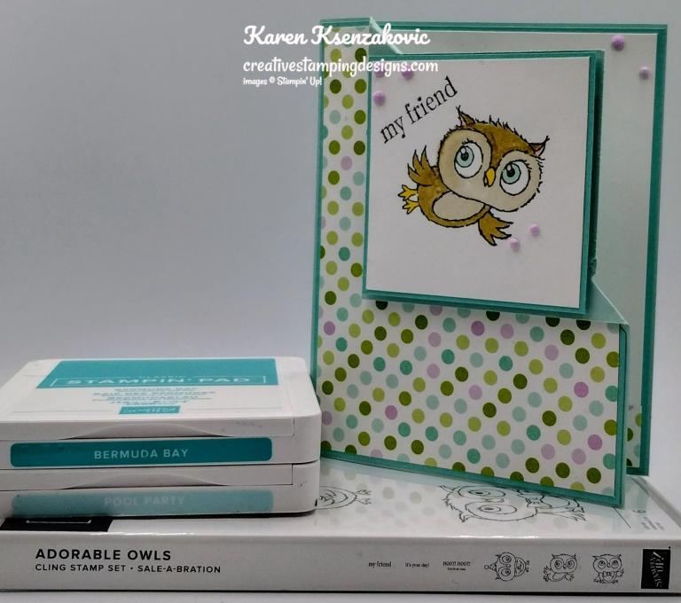 Stampin’ Up! Adorable Owls for Fun Fold Friday | Creative Stamping Designs