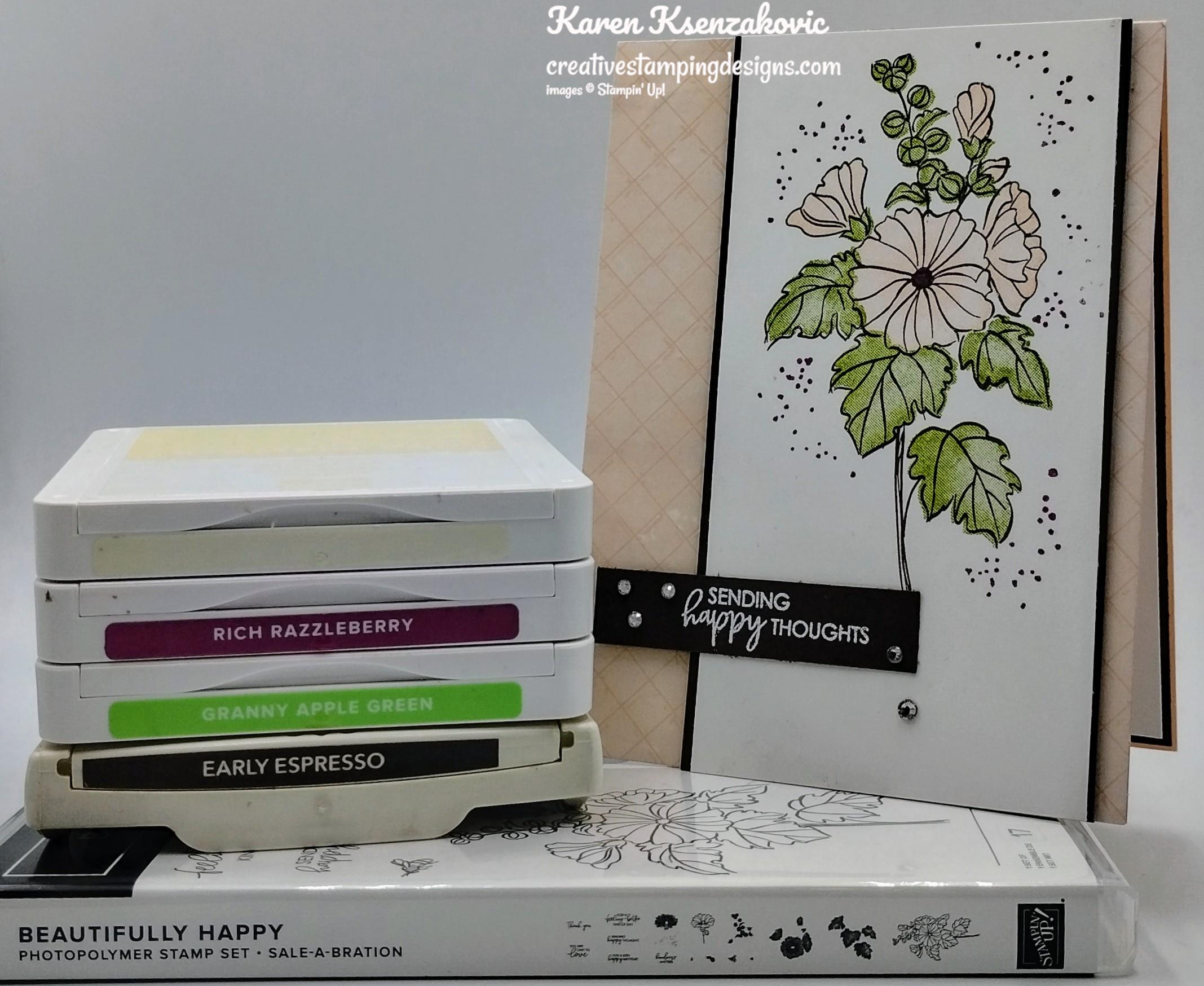 Stampin’ Up! Beautifully Happy for The Happy Inkin’ Thursday Blog Hop ...