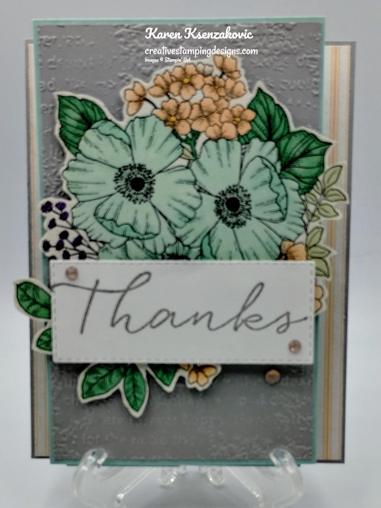 Stampin’ Up! Kind & Sincere for Fun Fold Friday | Creative Stamping Designs
