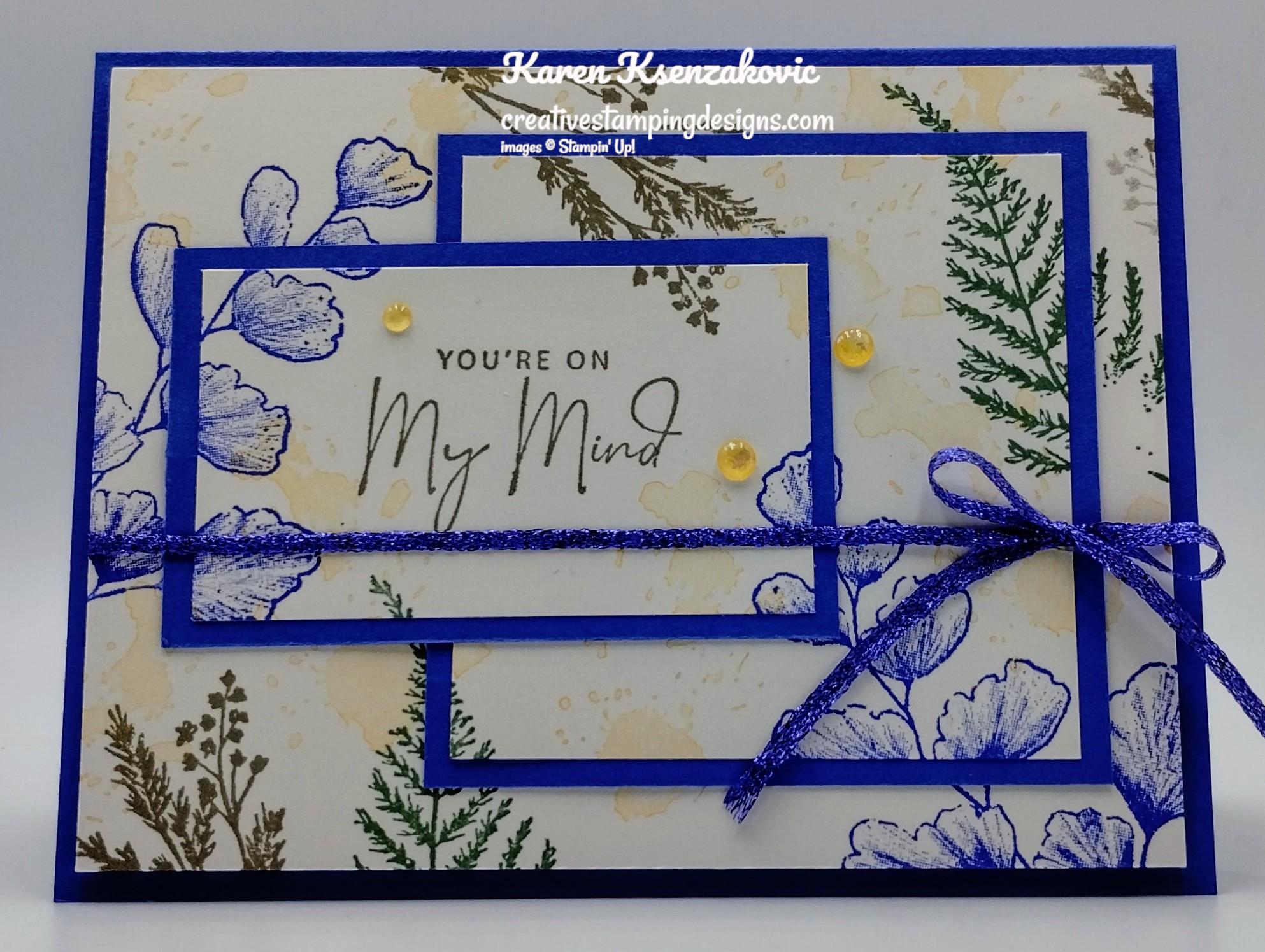 Stampin’ Up! Nature’s Prints Triple Time Stamping | Creative Stamping ...