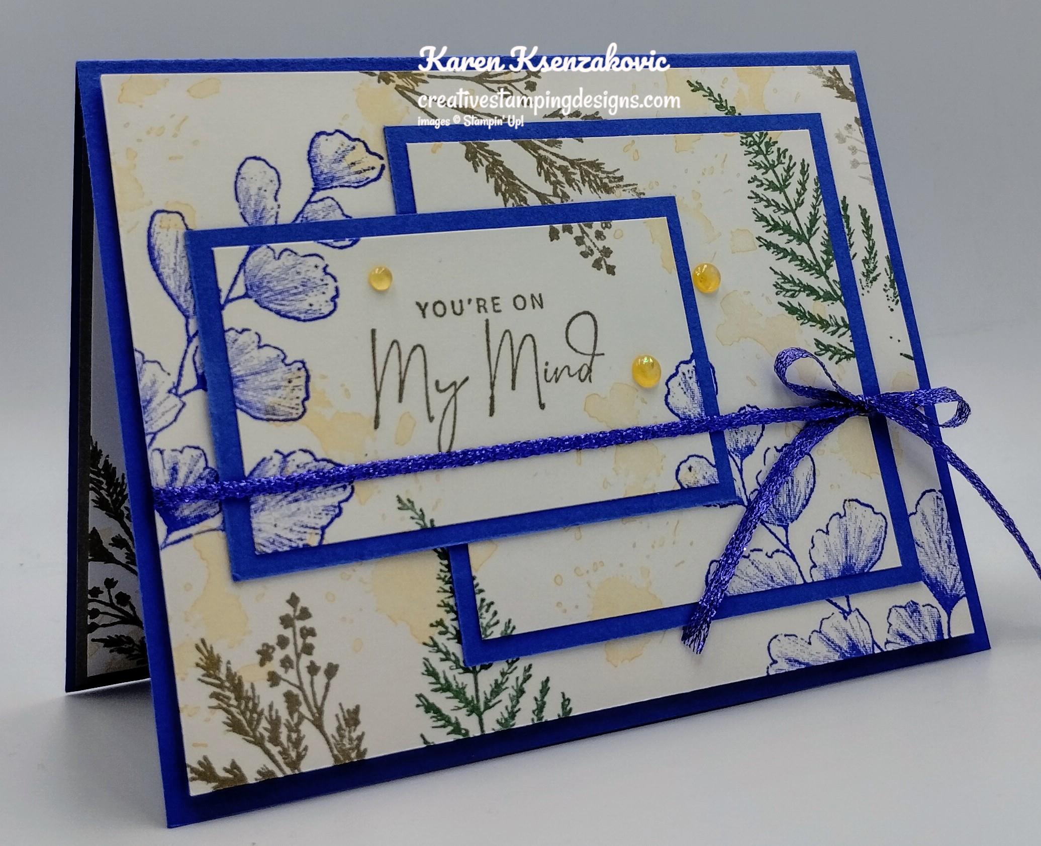 Stampin’ Up! Nature’s Prints Triple Time Stamping | Creative Stamping ...