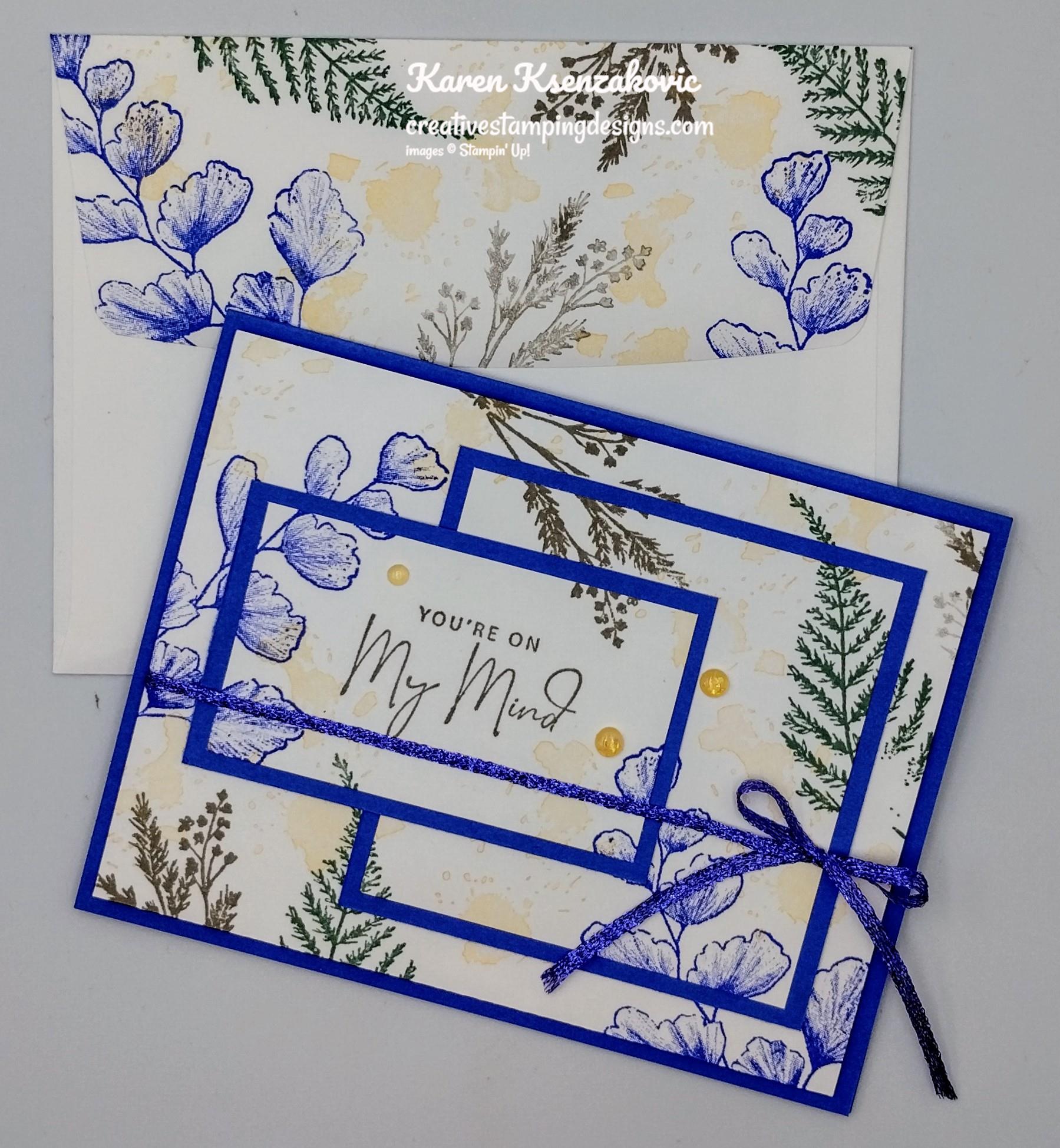 Stampin’ Up! Nature’s Prints Triple Time Stamping | Creative Stamping ...