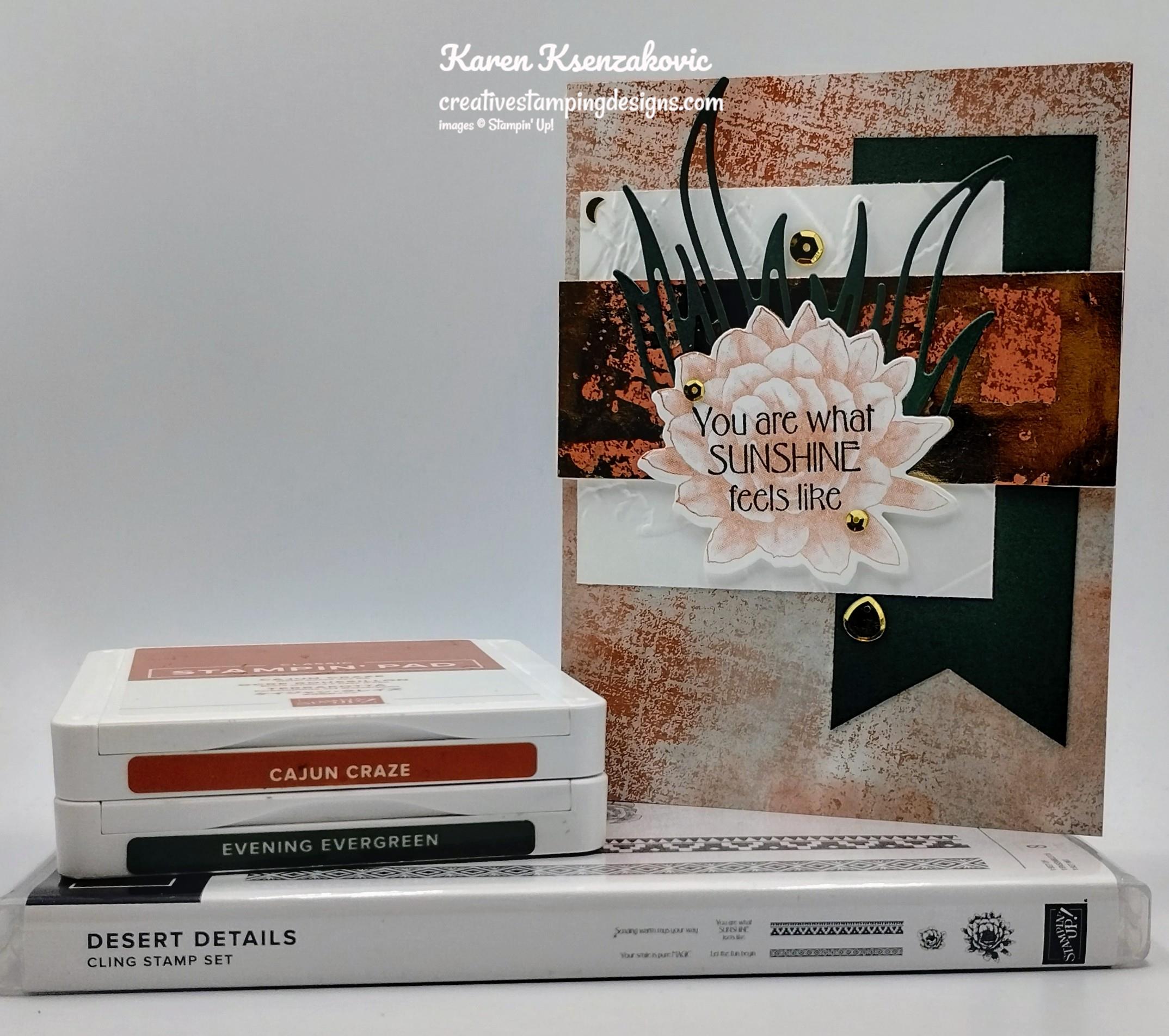 Stampin’ Up! Desert Details for The Card Concepts | Creative Stamping ...