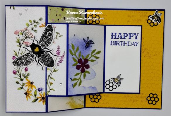 Stampin’ Up! Queen Bee for Fun Fold Friday | Creative Stamping Designs