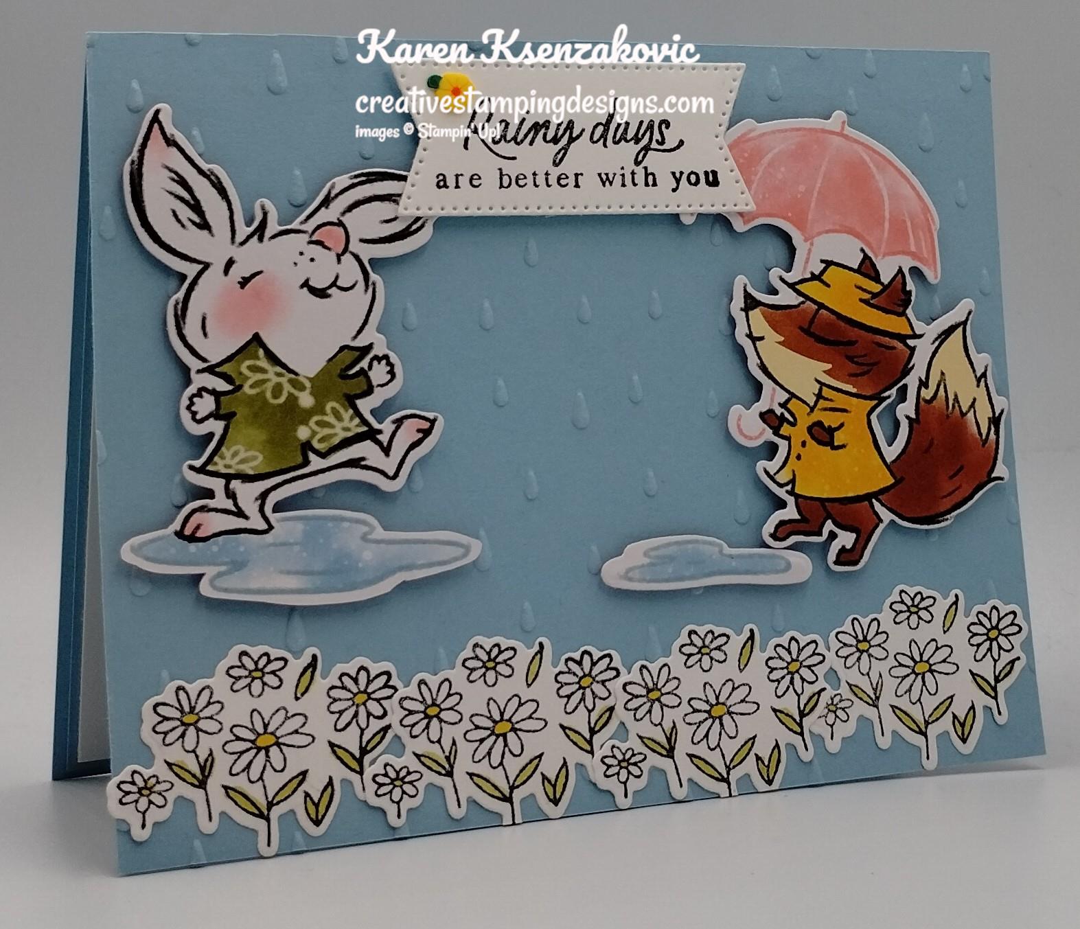 Stampin’ Up! Playing In The Rain for The Happy Inkin’ Thursday Blog Hop ...