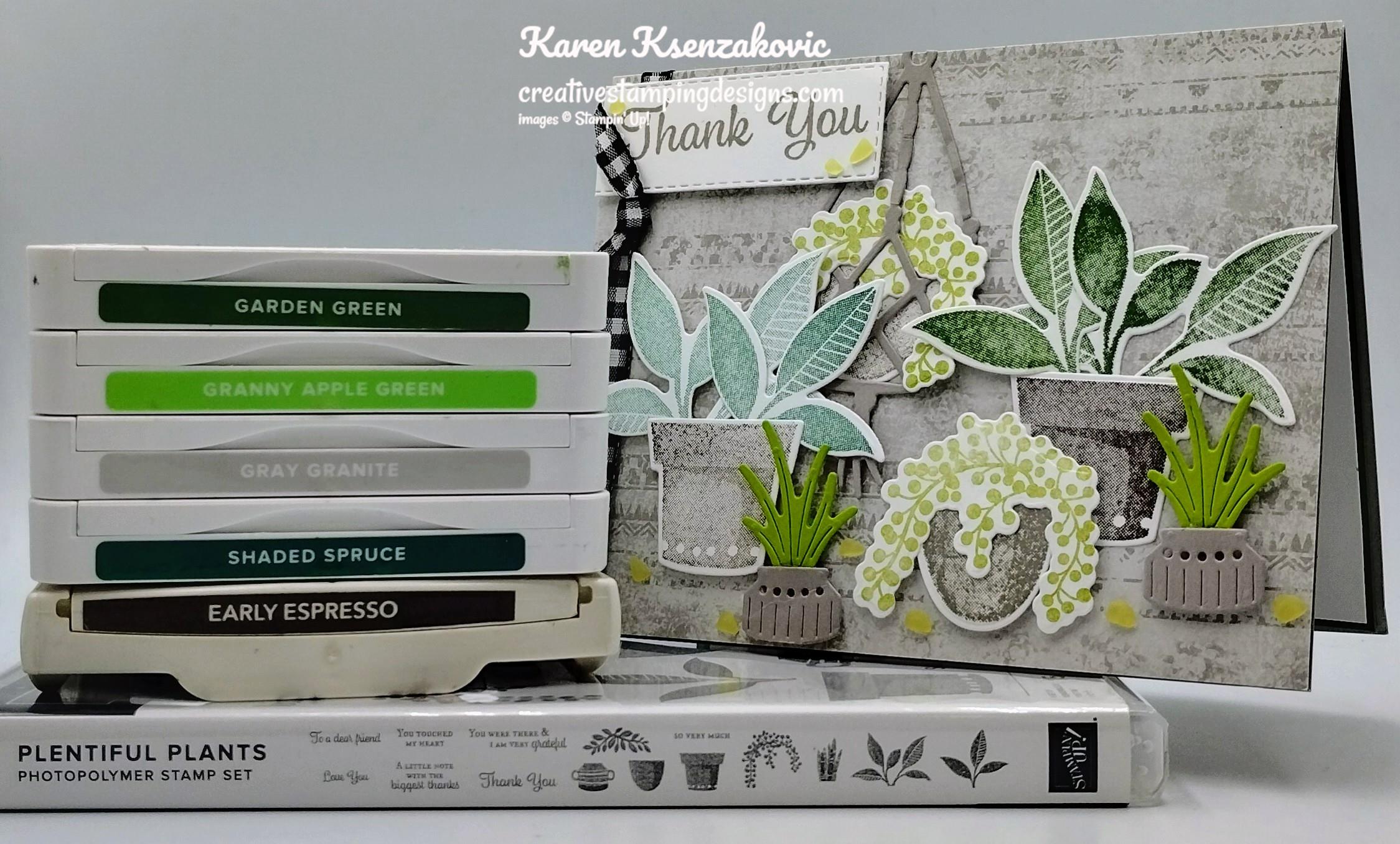 Stampin’ Up! Plentiful Plants for The Card Concepts | Creative Stamping ...