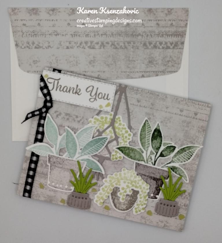 Stampin’ Up! Plentiful Plants for The Card Concepts | Creative Stamping ...