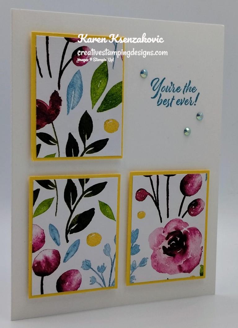 Stampin’ Up! Very Best Occasions CAS | Creative Stamping Designs