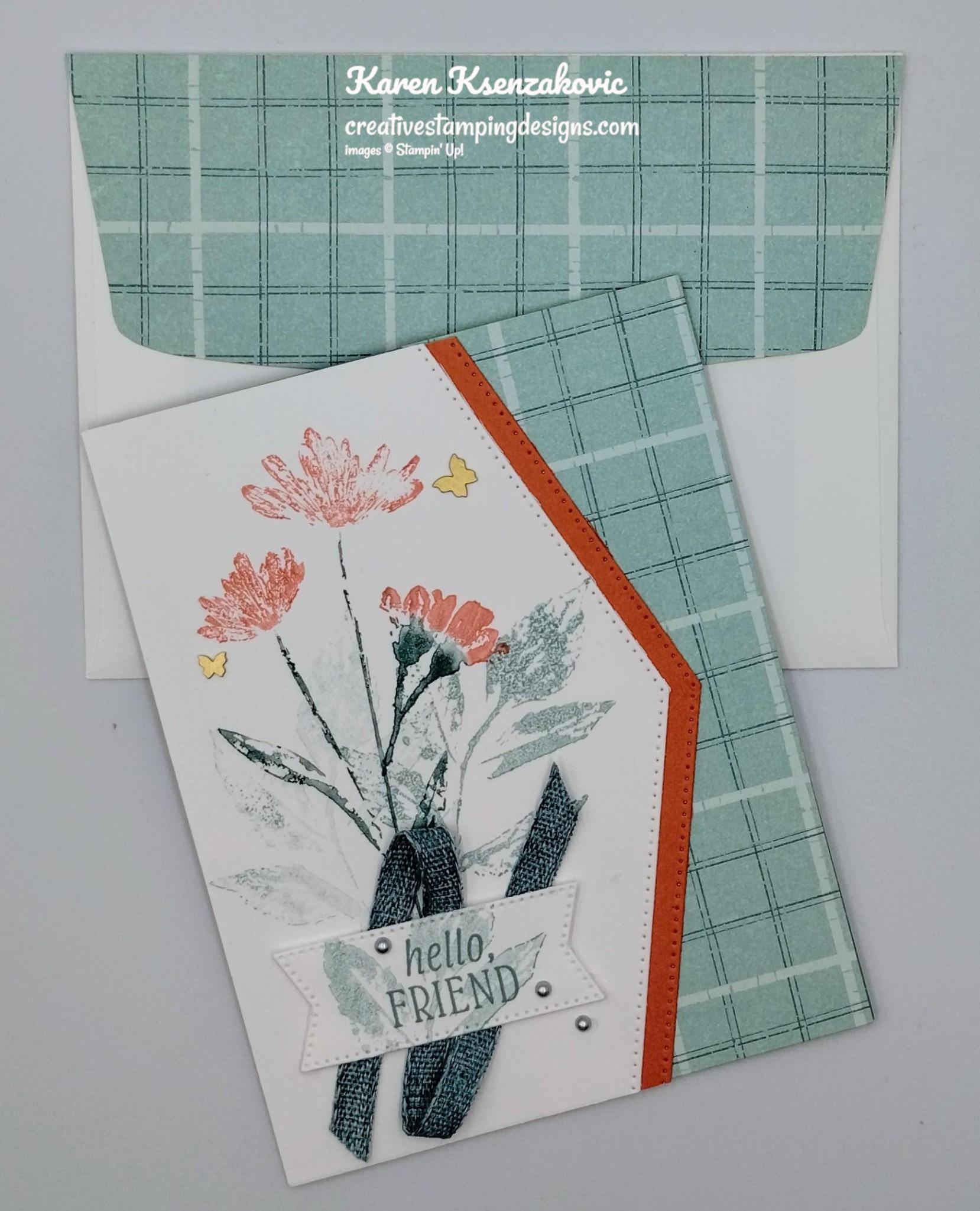 Stampin’ Up! Inked & Tiled for The Card Concepts | Creative Stamping ...