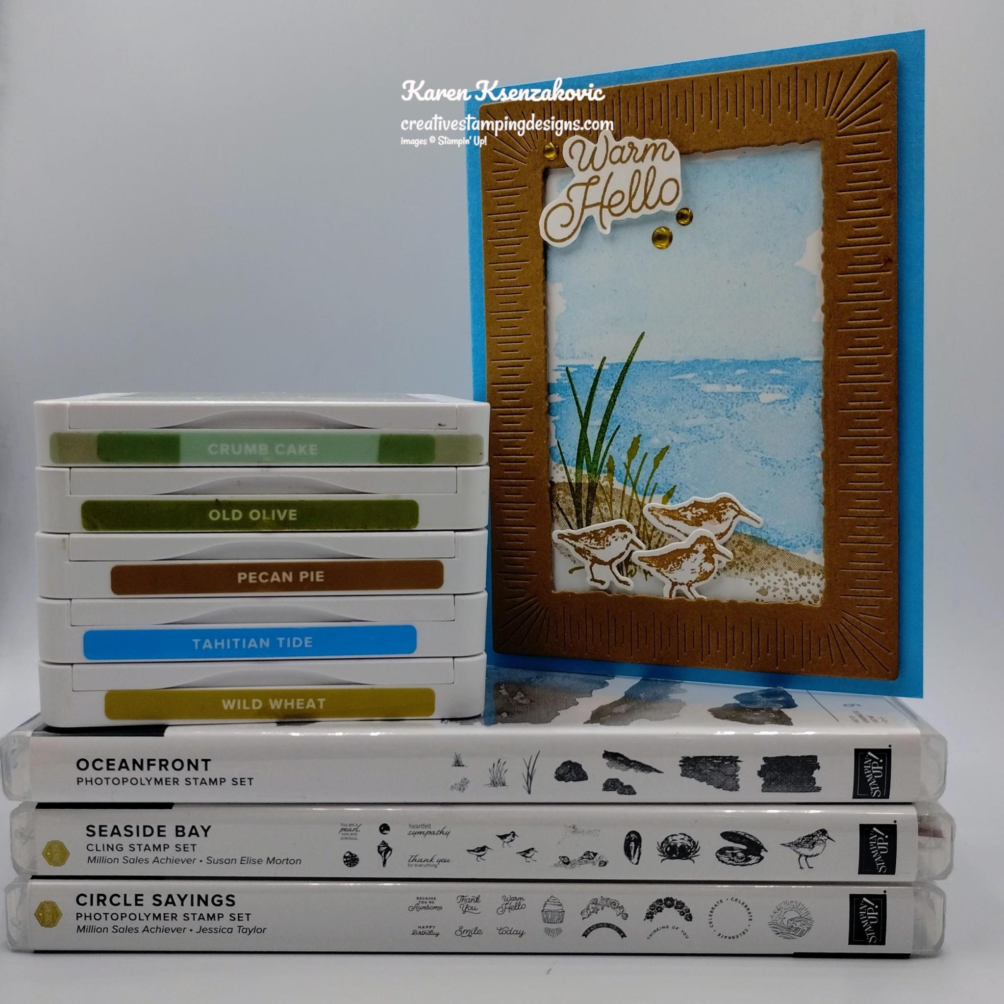 Stampin’ Up! Ocean Front for The Card Concepts | Creative Stamping Designs