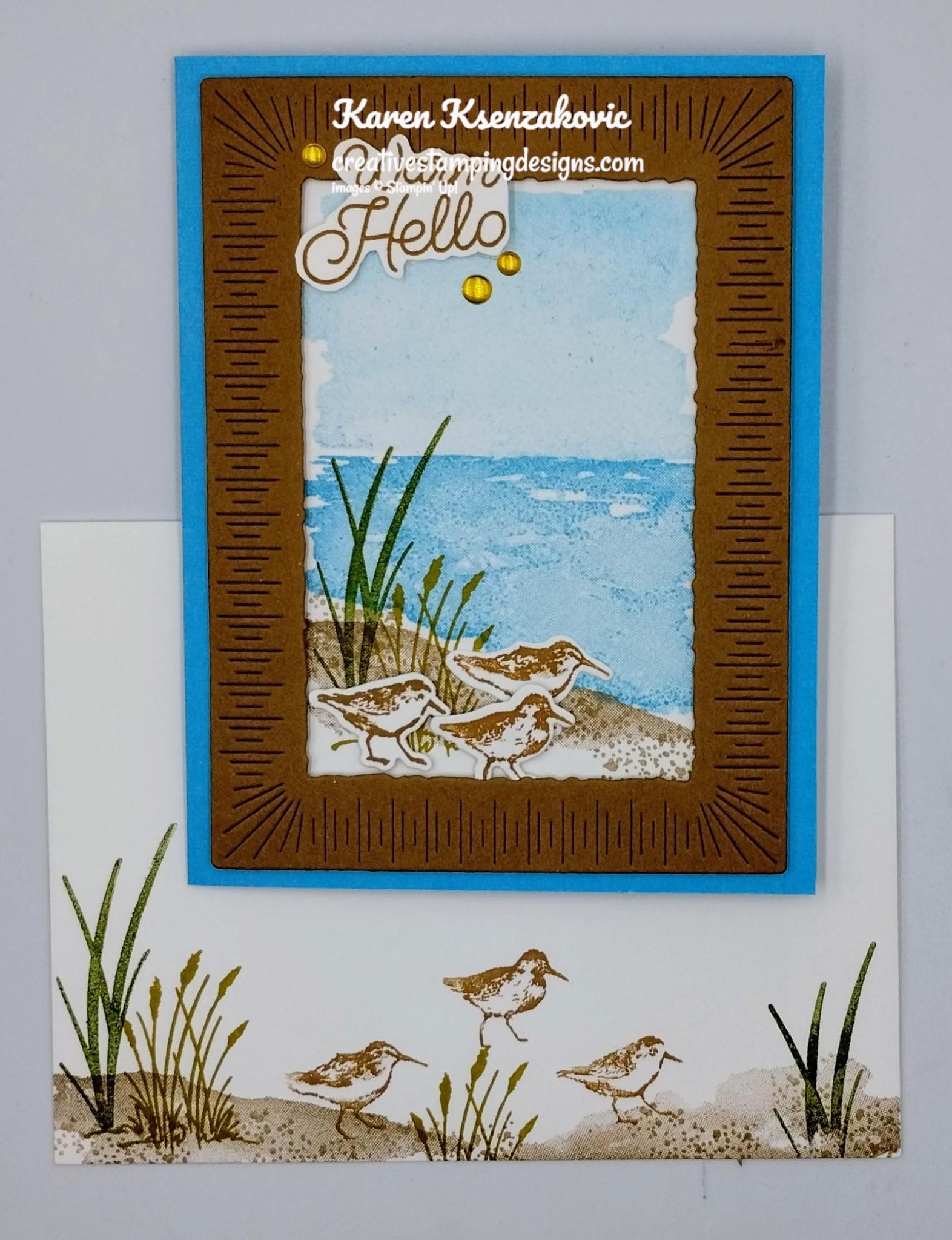 Stampin’ Up! Ocean Front for The Card Concepts | Creative Stamping Designs