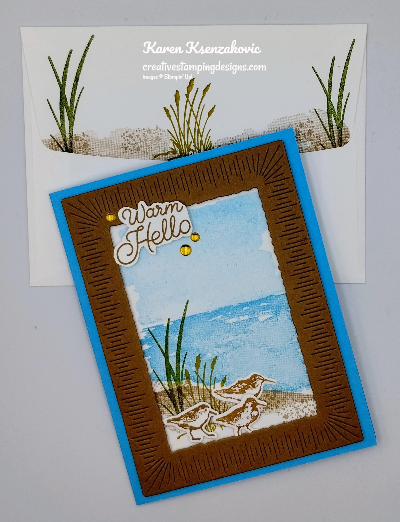 Stampin’ Up! Ocean Front for The Card Concepts | Creative Stamping Designs