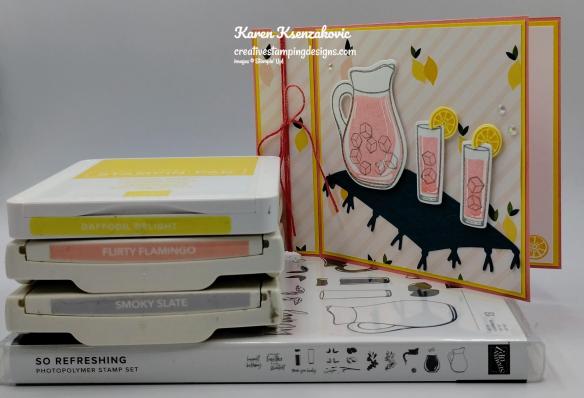 Stampin’ Up! So Refreshing for Fun Fold Friday | Creative Stamping Designs