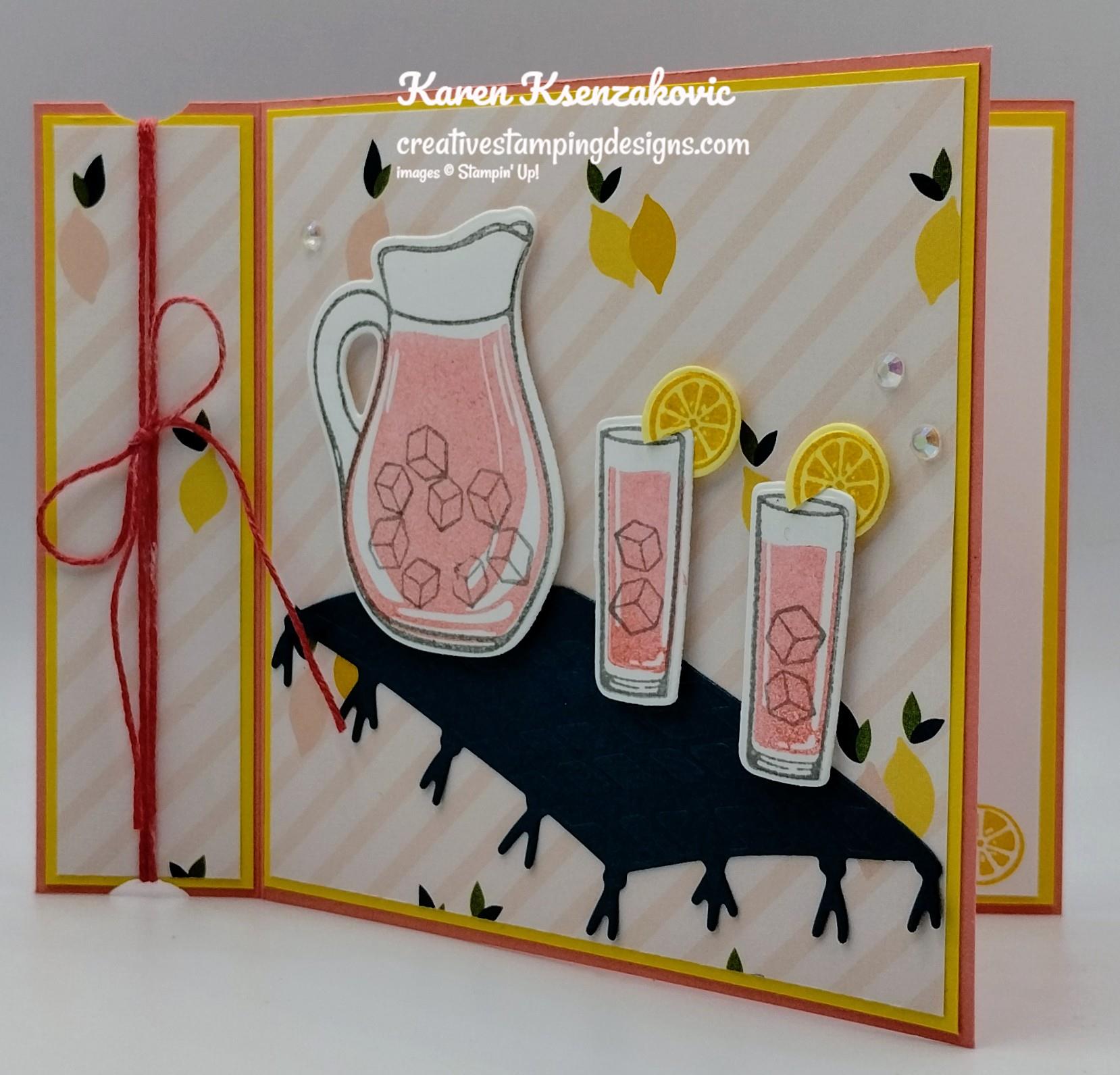 Stampin’ Up! So Refreshing for Fun Fold Friday | Creative Stamping Designs