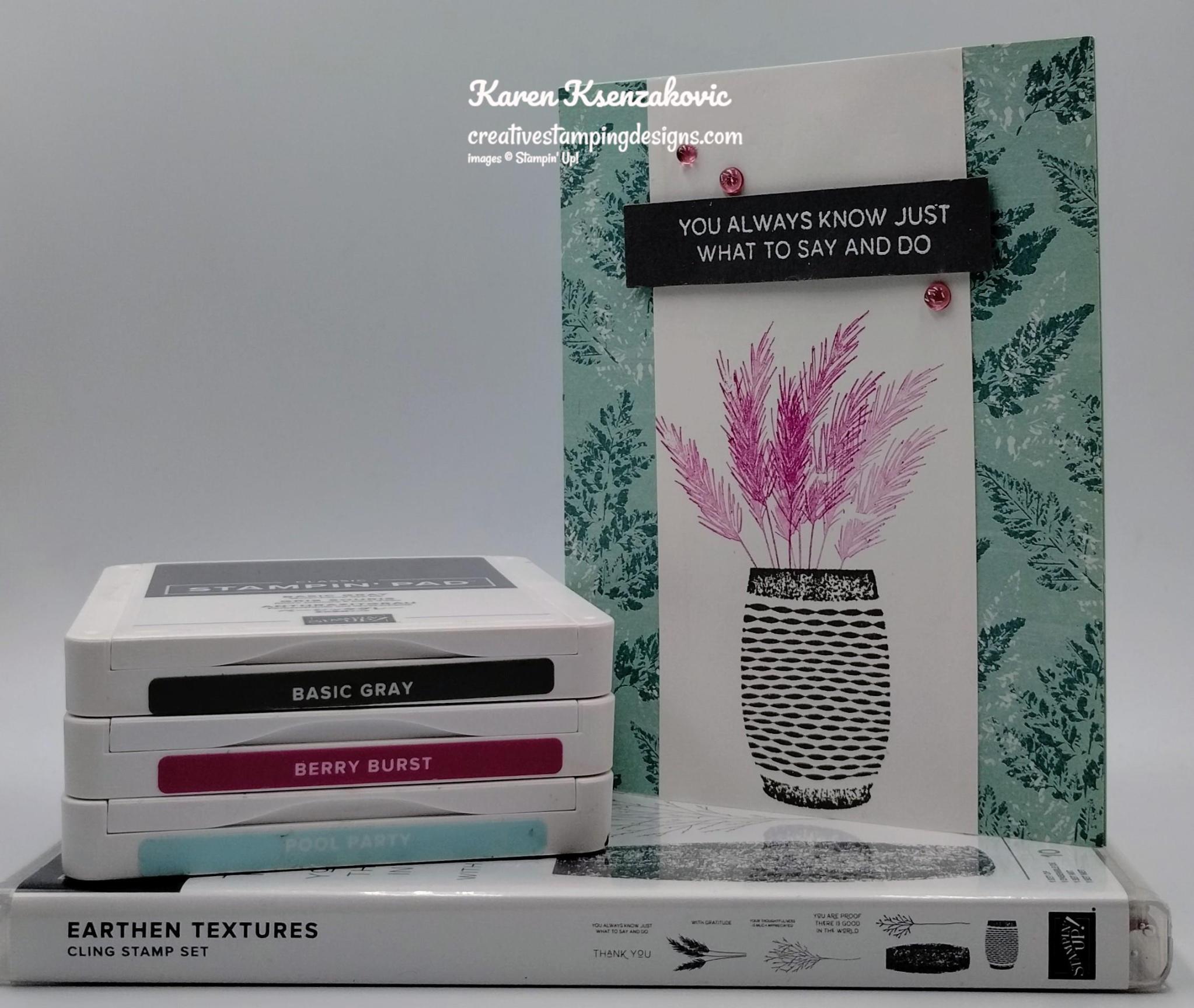 Stampin’ Up! Earthen Textures | Creative Stamping Designs