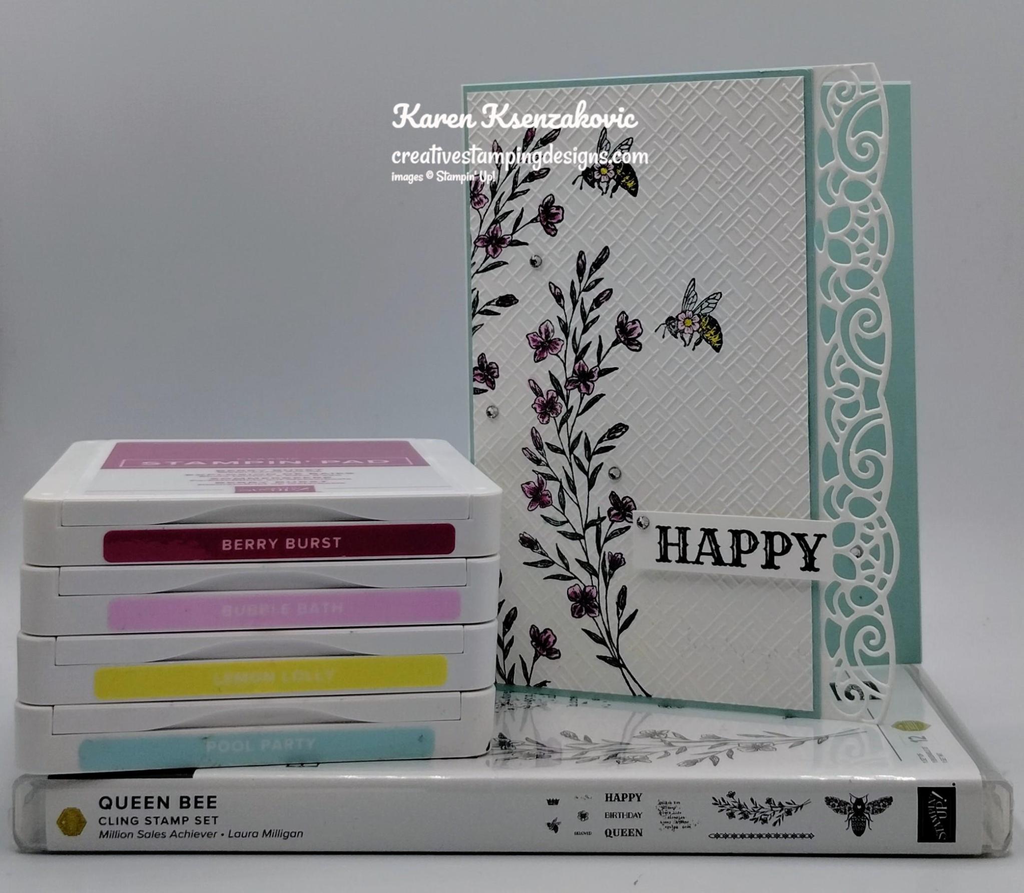 Stampin’ Up! Queen Bee for The Happy Inkin’ Thursday Blog Hop ...