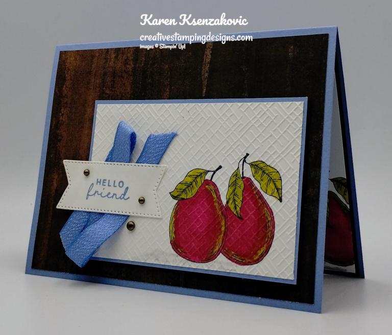 Stampin’ Up! Fruitful Blessings Pear | Creative Stamping Designs