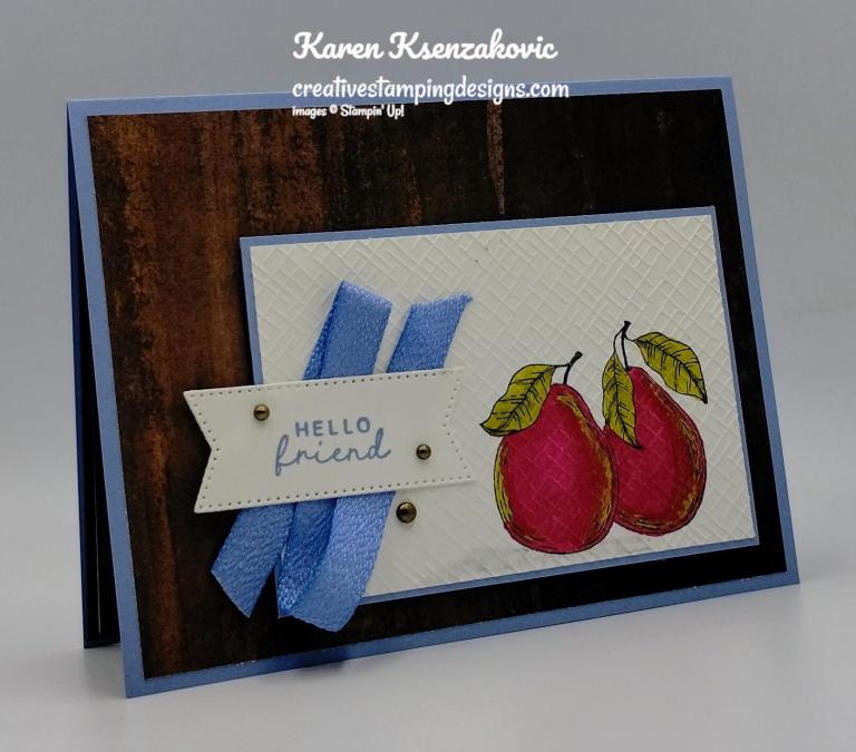 Stampin’ Up! Fruitful Blessings Pear | Creative Stamping Designs