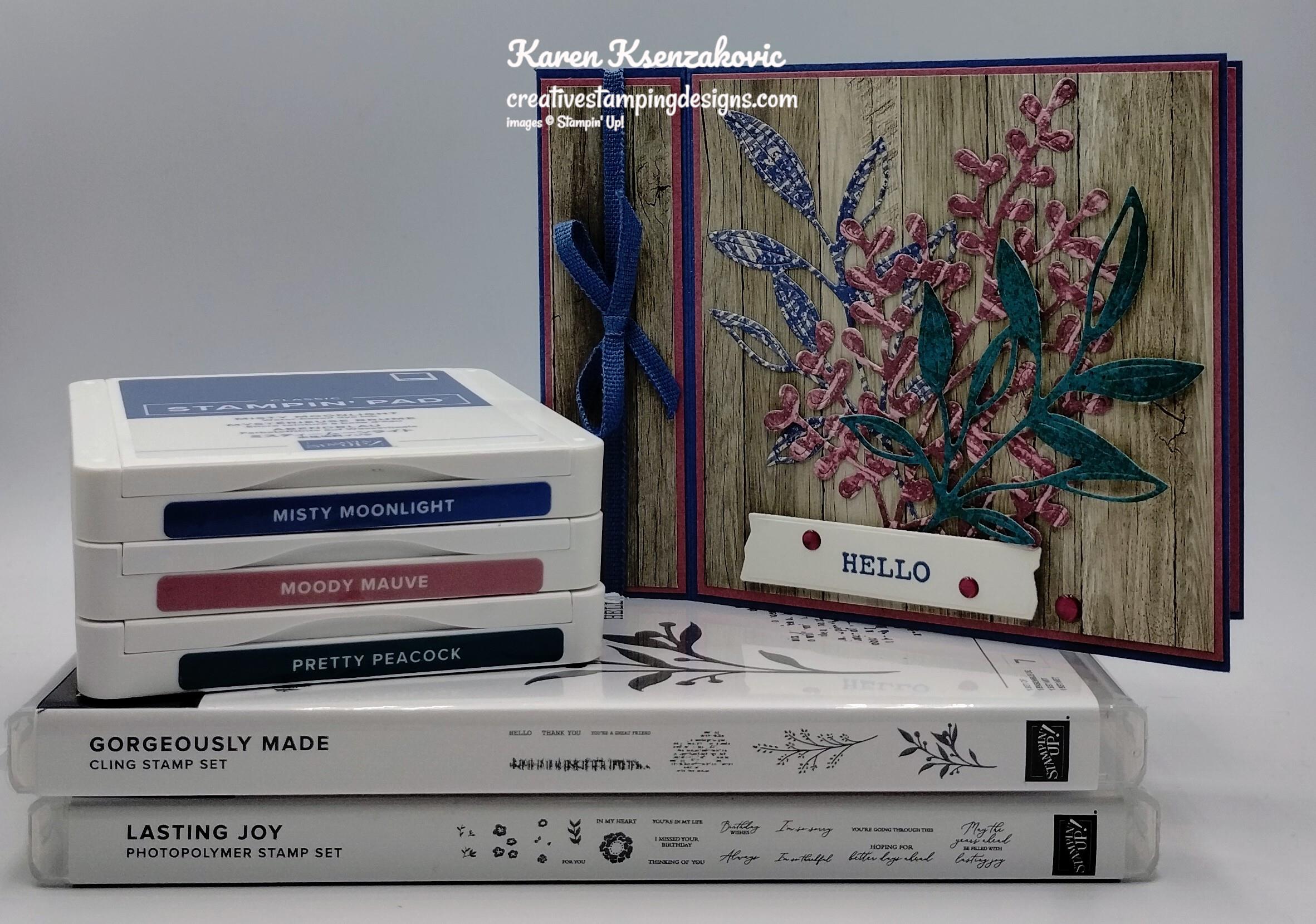 Stampin’Up!GorgeouslyMadeFunFold1creativestampingdesigns.com | Creative ...