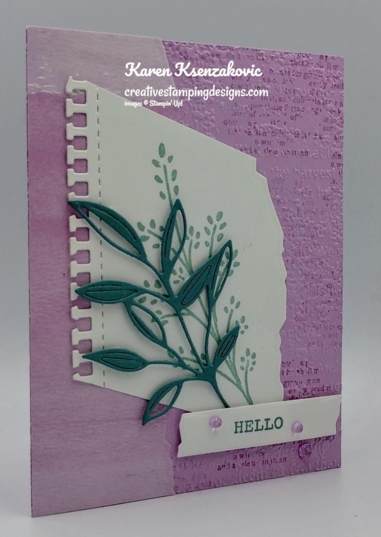 Stampin’ Up! Gorgeously Made Thank You | Creative Stamping Designs