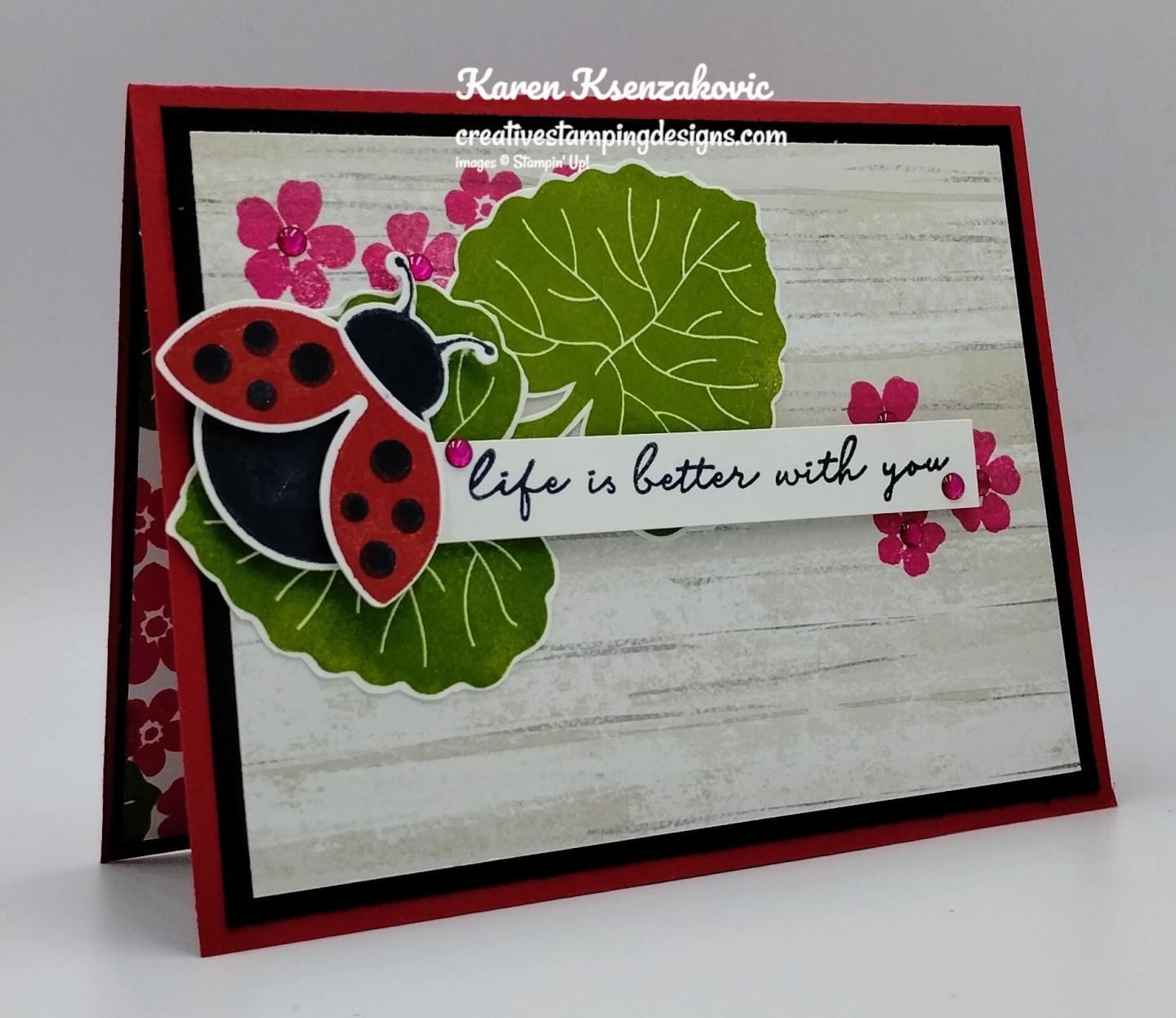 Stampin’ Up! Hello Ladybug for The Happy Inkin’ Thursday Blog Hop ...