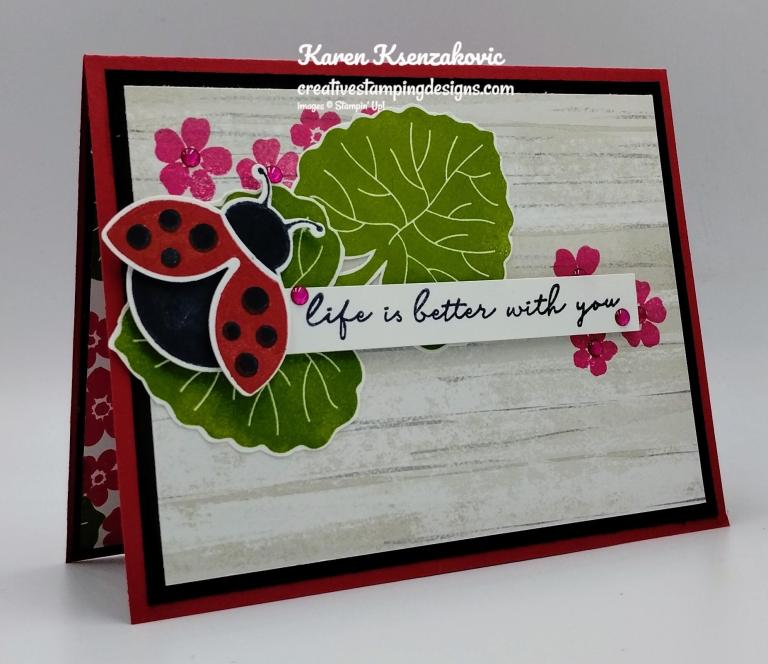 Stampin’ Up! Hello Ladybug for The Happy Inkin’ Thursday Blog Hop ...