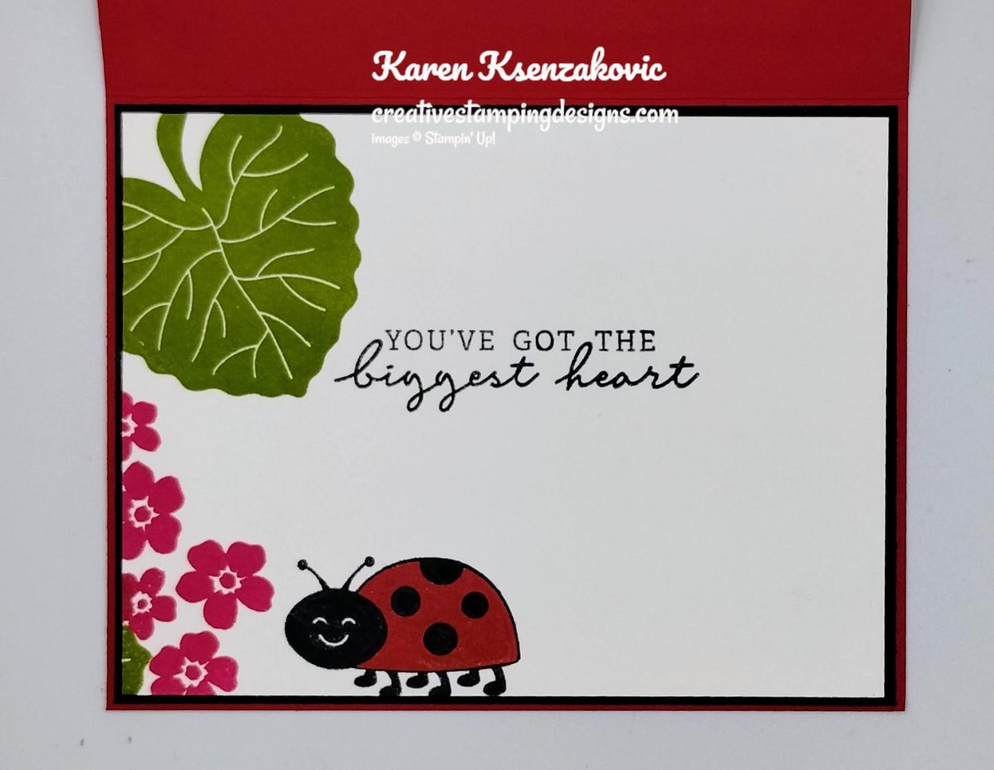 Stampin’ Up! Hello Ladybug for The Happy Inkin’ Thursday Blog Hop ...