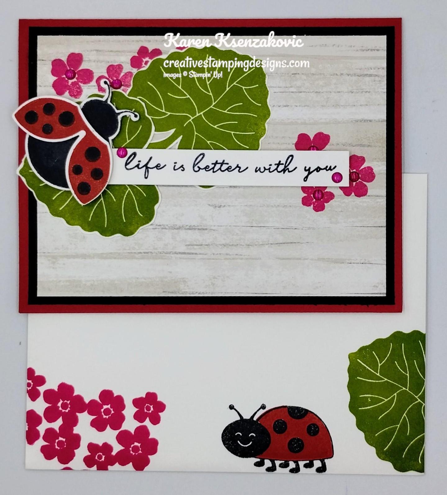Stampin’ Up! Hello Ladybug for The Happy Inkin’ Thursday Blog Hop ...