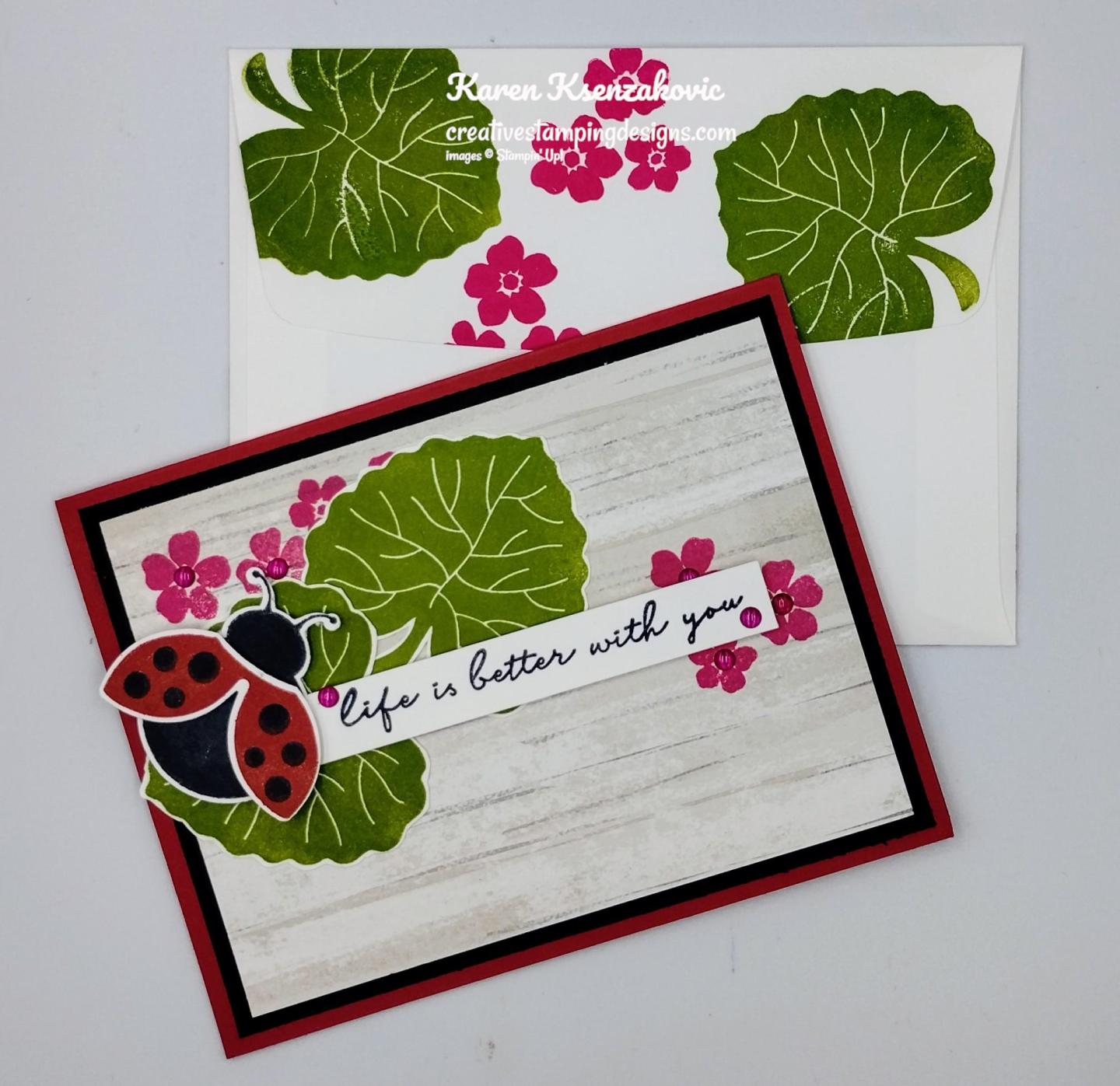 Stampin’ Up! Hello Ladybug for The Happy Inkin’ Thursday Blog Hop ...