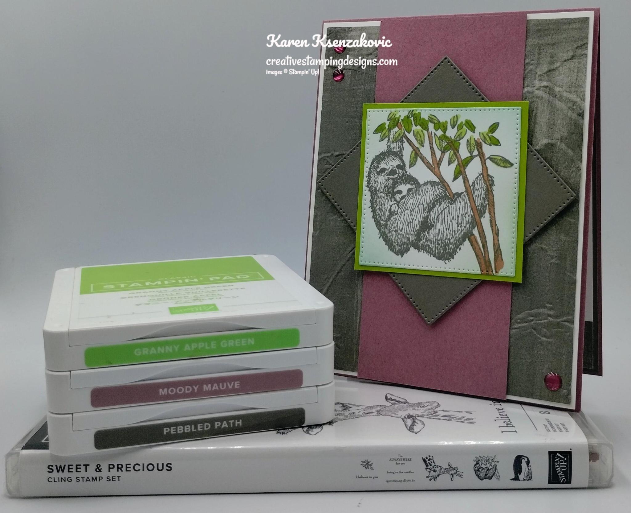Stampin’ Up! Sweet & Precious Sloth | Creative Stamping Designs