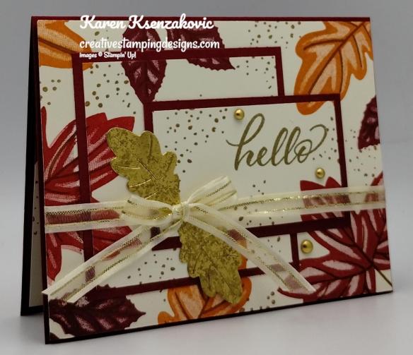 Stampin’ Up! Autumn Leaves Triple Time | Creative Stamping Designs