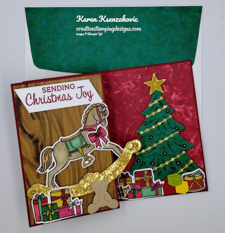 Stampin’ Up! Rocking Horse for Fun Fold Friday | Creative Stamping Designs