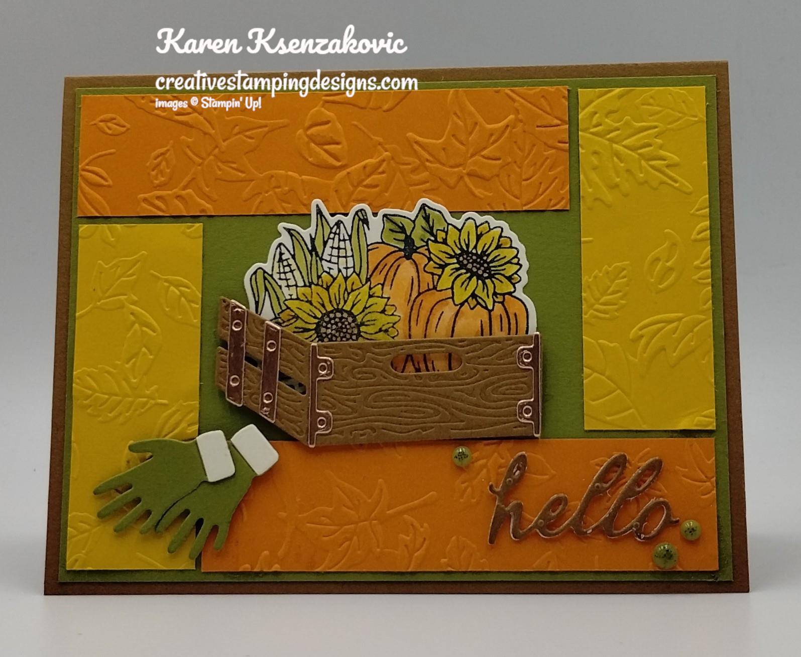 Stampin’ Up! Rustic Crate | Creative Stamping Designs