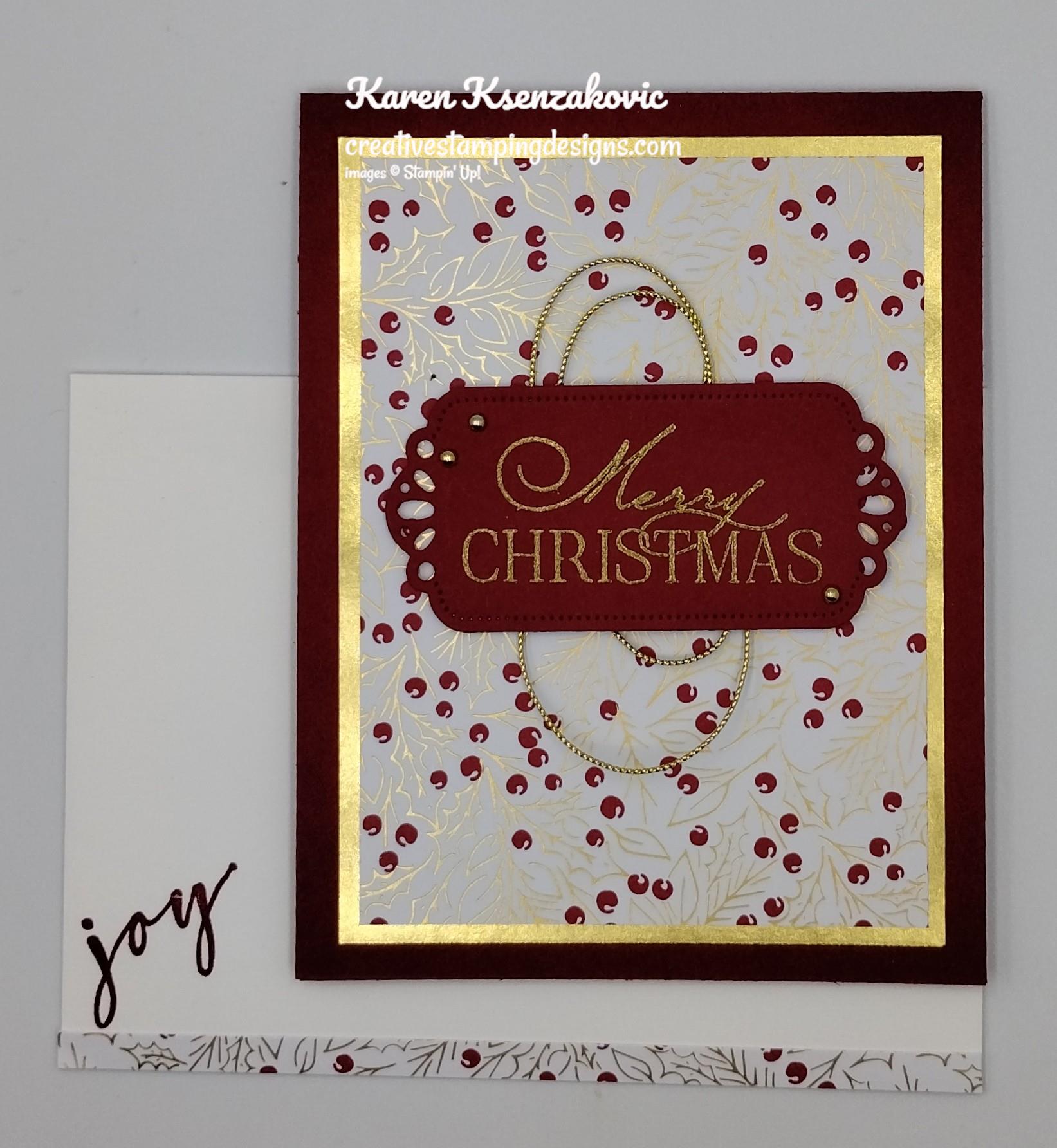 Stampin’ Up! Brightest Glow CAS | Creative Stamping Designs