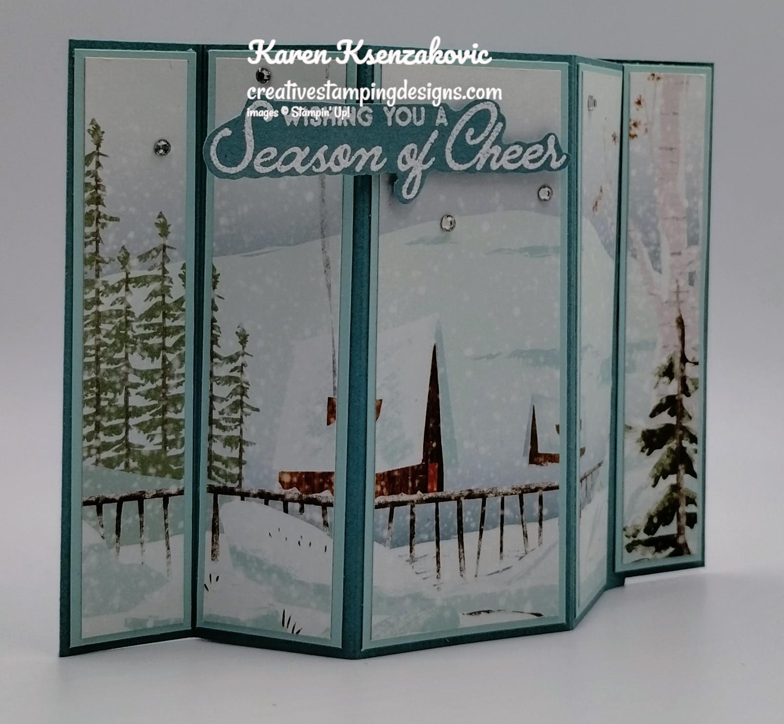 Stampin’ Up! Horse & Sleigh for Fun Fold Friday | Creative Stamping Designs