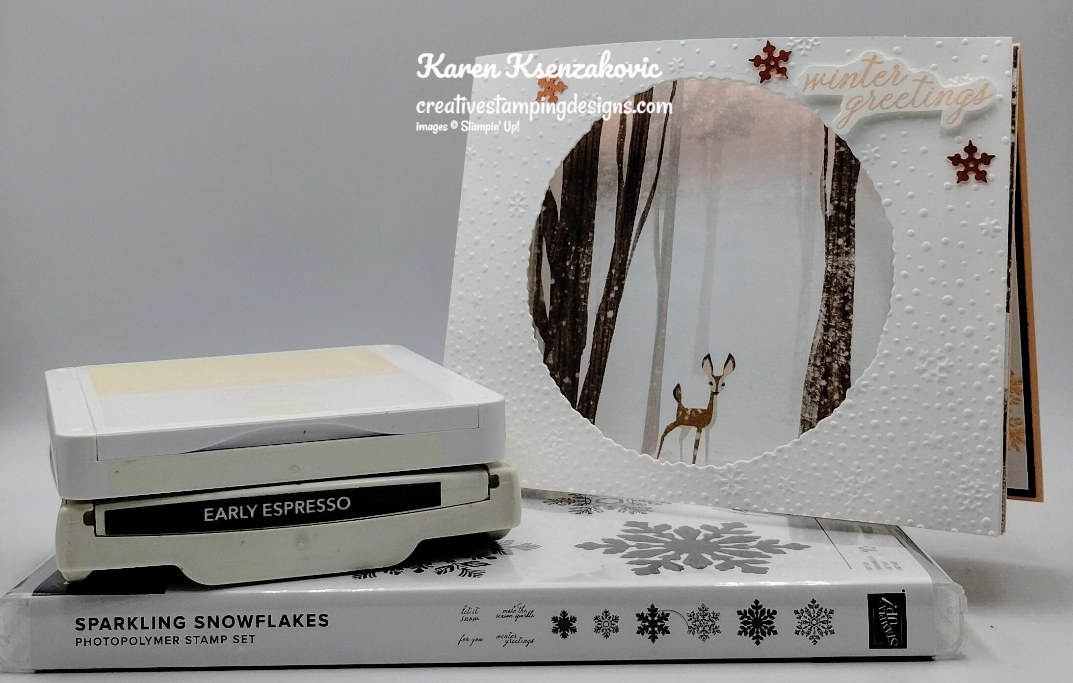 Stsampin’ Up! Sparkling Snowflakes for The Happy Inkin’ Thursday Blog ...