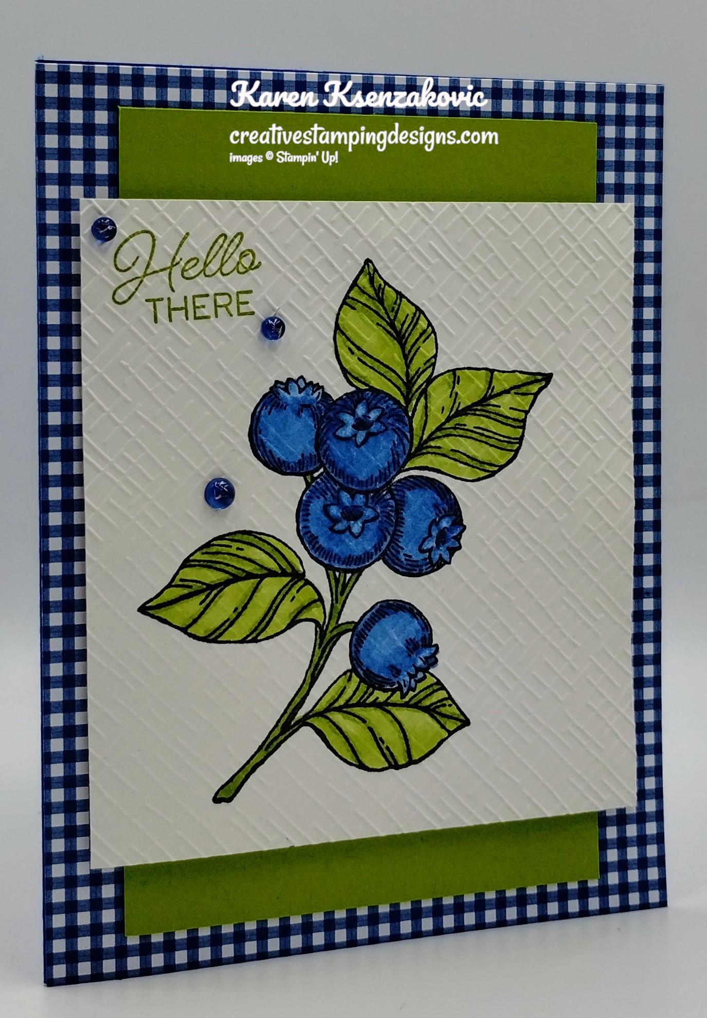 Stampin’ Up! Blueberry Bunches Birthday | Creative Stamping Designs