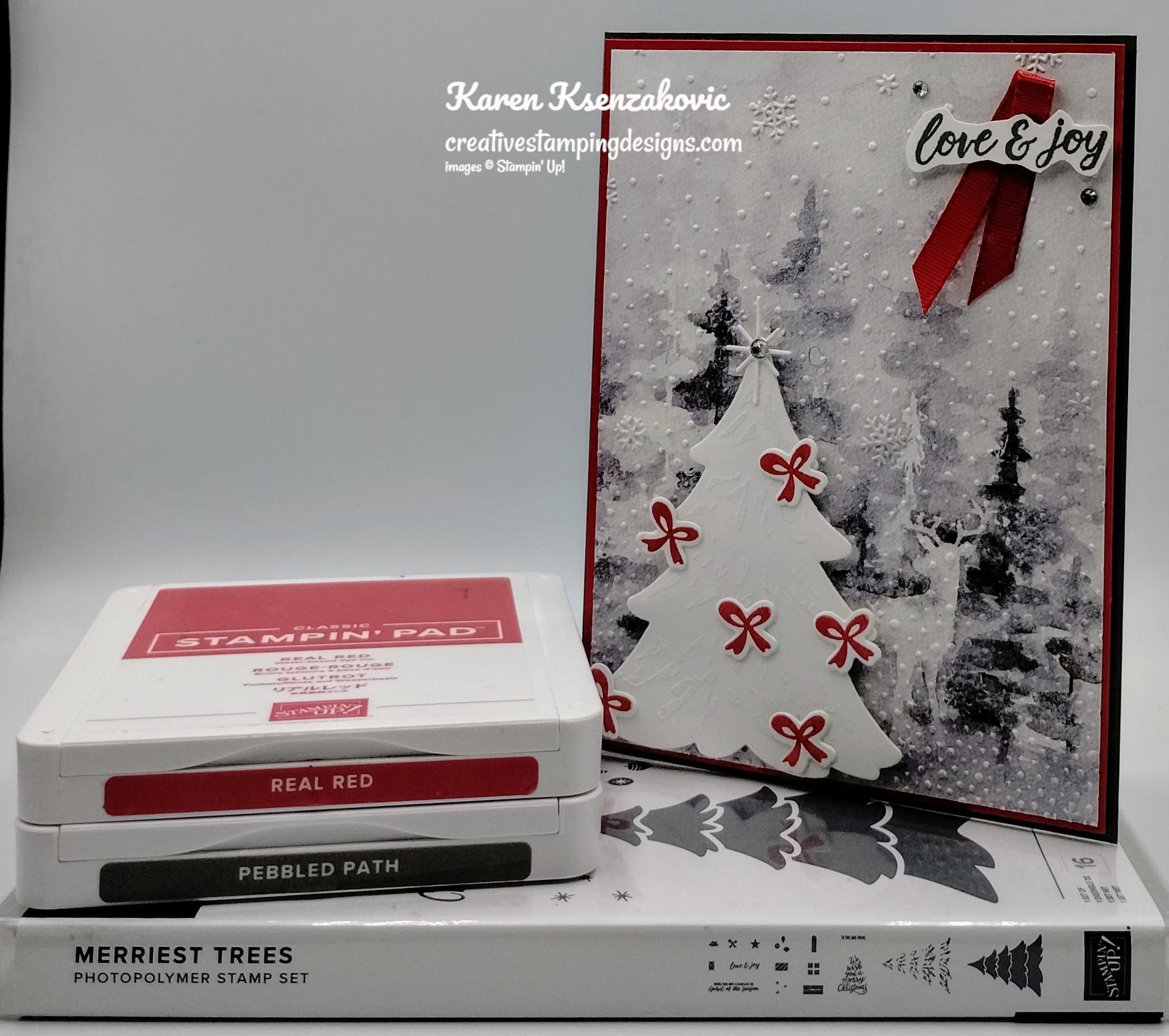 Stampin’ Up! Merriest Trees for The Card Concepts | Creative Stamping ...