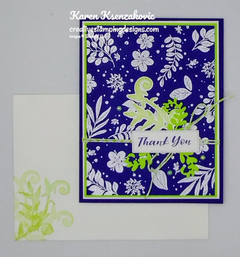 Stampin’ Up! Botanical Beauty Fern | Creative Stamping Designs