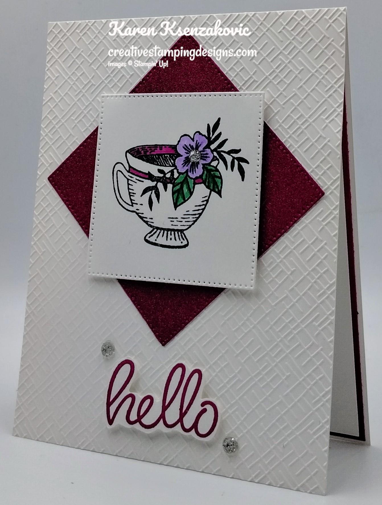 Stampin’ Up! Everyday Details CAS | Creative Stamping Designs