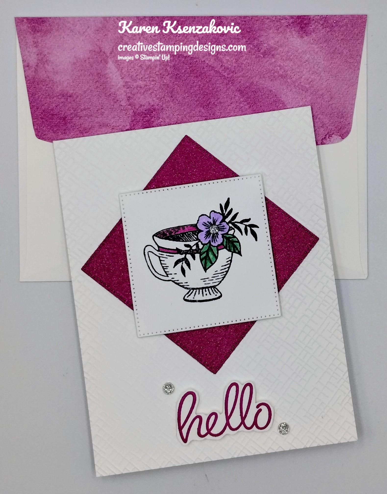 Stampin’ Up! Everyday Details CAS | Creative Stamping Designs