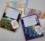 Stampin’ Up! Garden Meadow Easel Calendar | Creative Stamping Designs