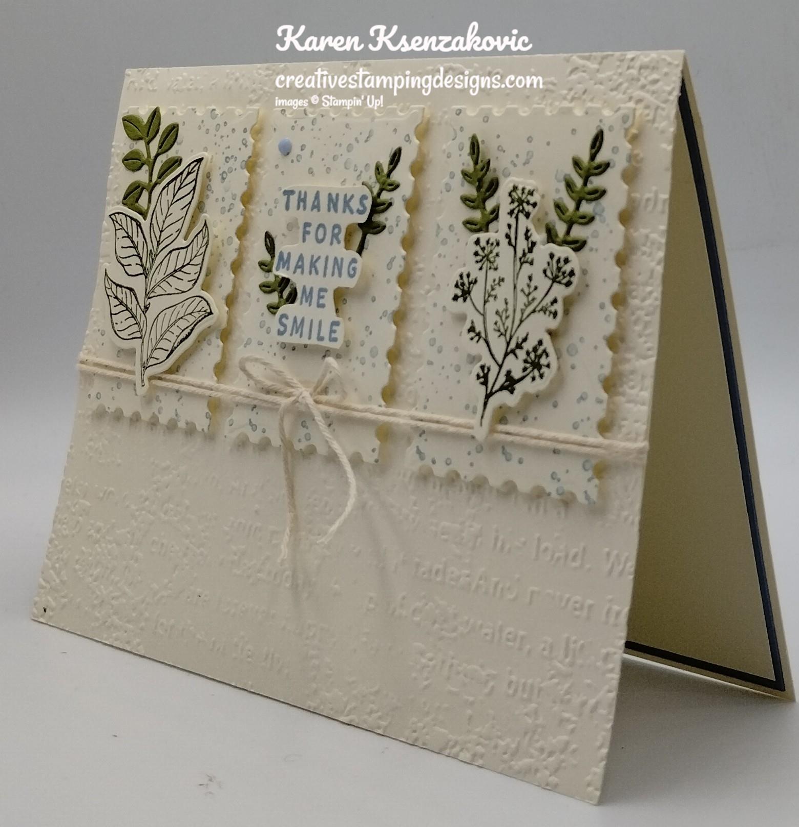 Stampin’ Up! Notes of Nature Neutral | Creative Stamping Designs