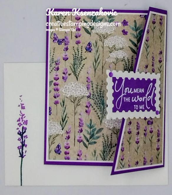 Stampin’ Up! Perennial Postage Fun Fold | Creative Stamping Designs
