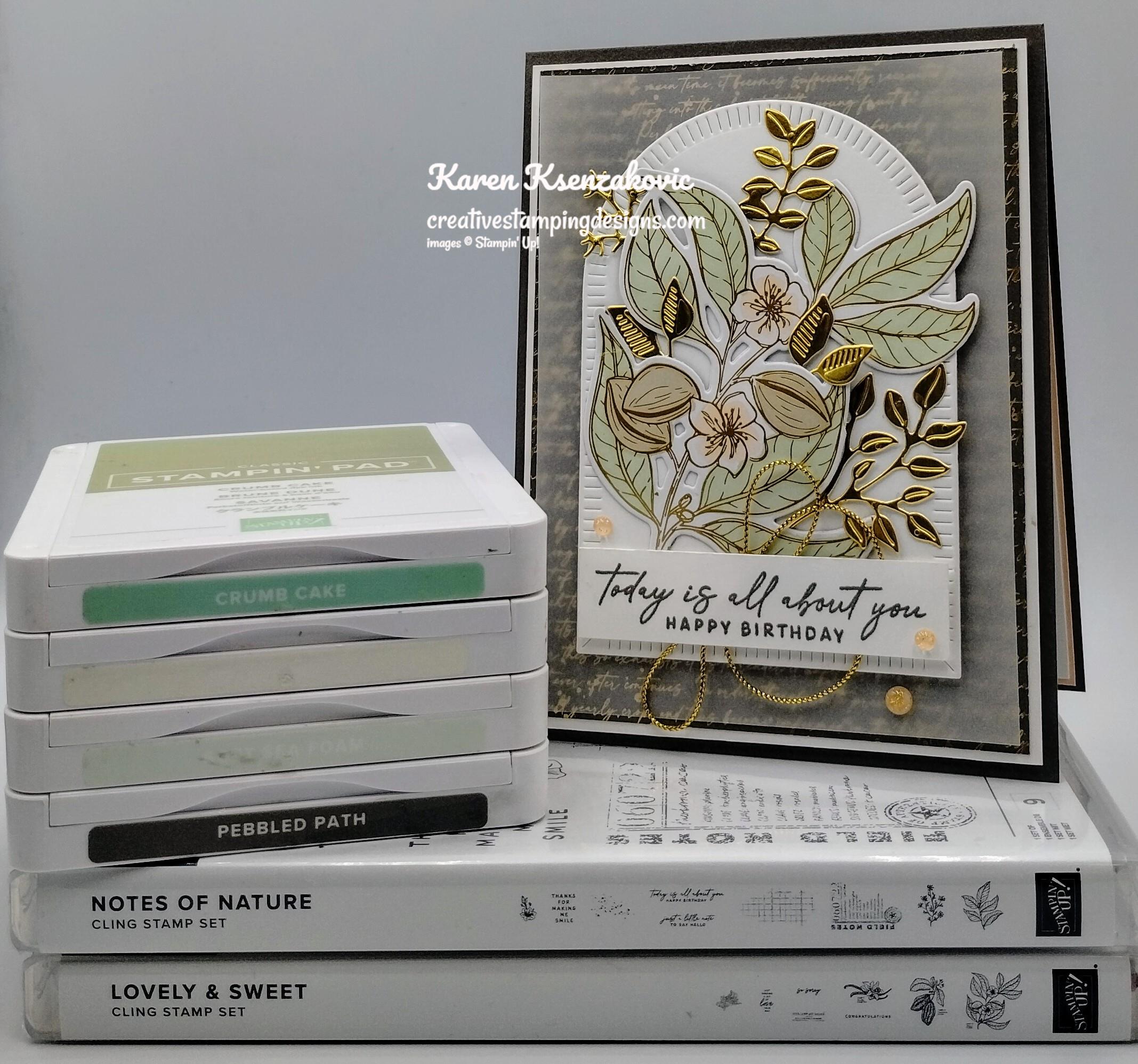 Stampin’ Up! Notes Of Nature Birthday | Creative Stamping Designs