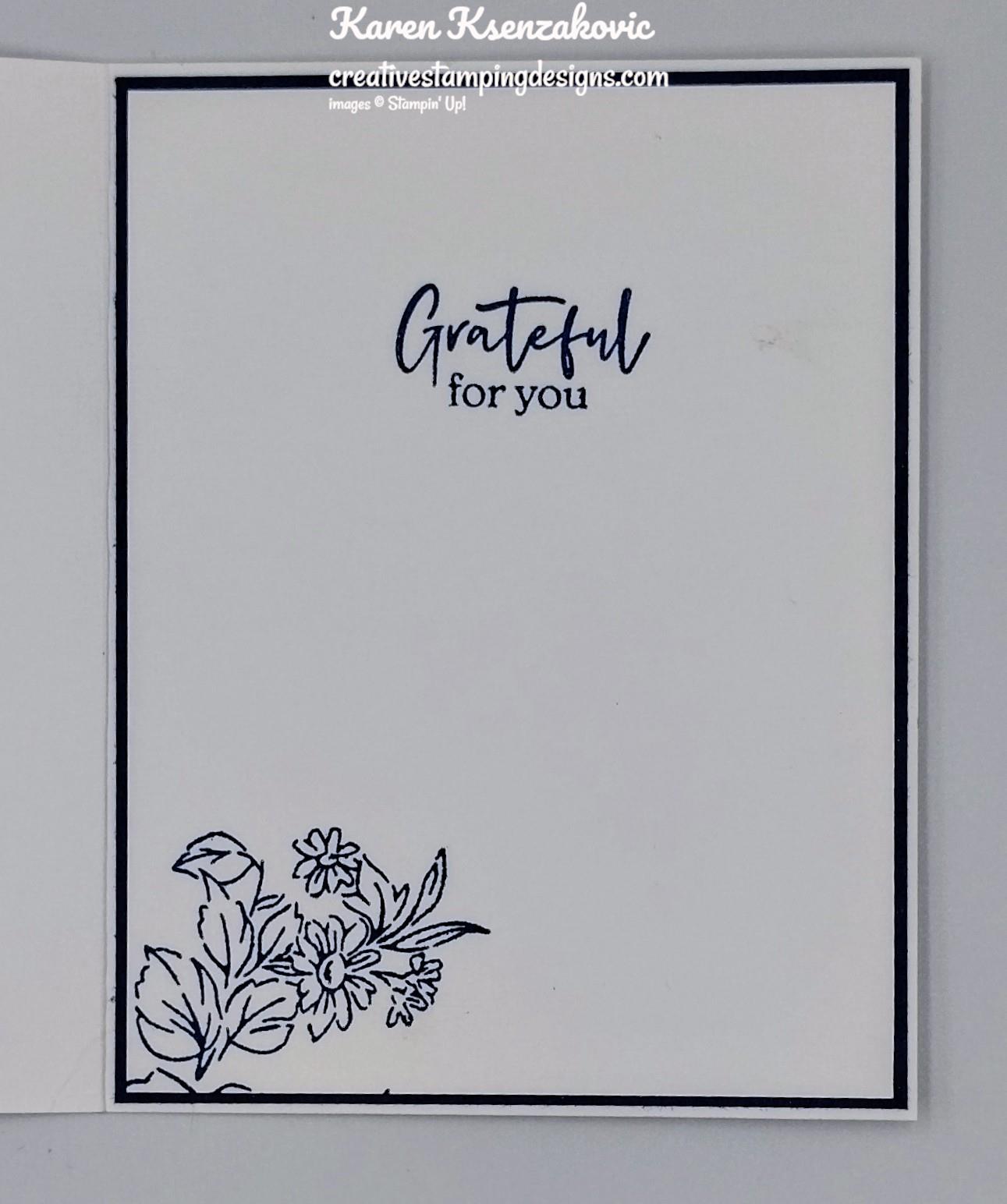 Stampin’ Up! Layers of Beauty CAS | Creative Stamping Designs