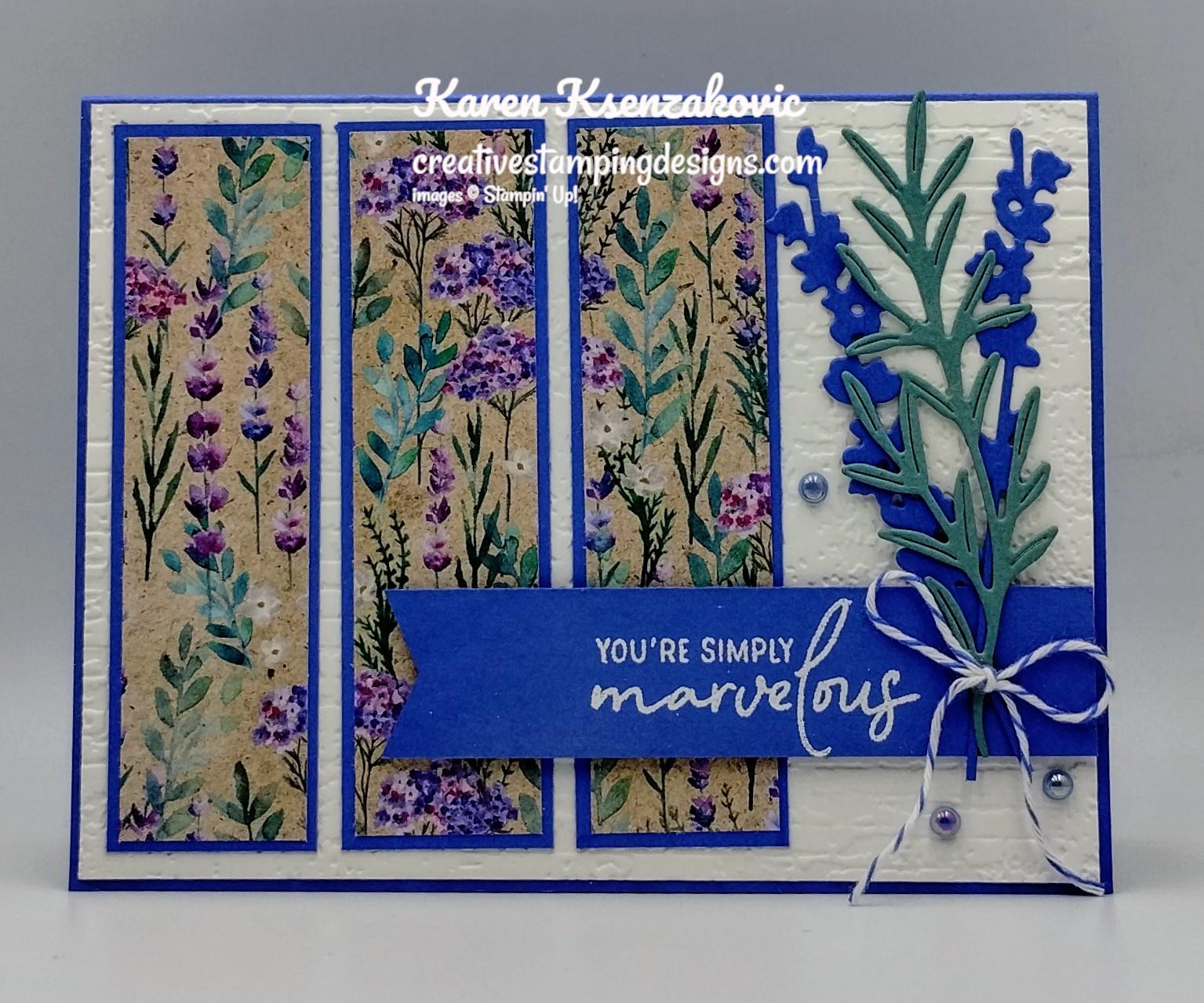Stampin’ Up! Perennial Postage Panels | Creative Stamping Designs
