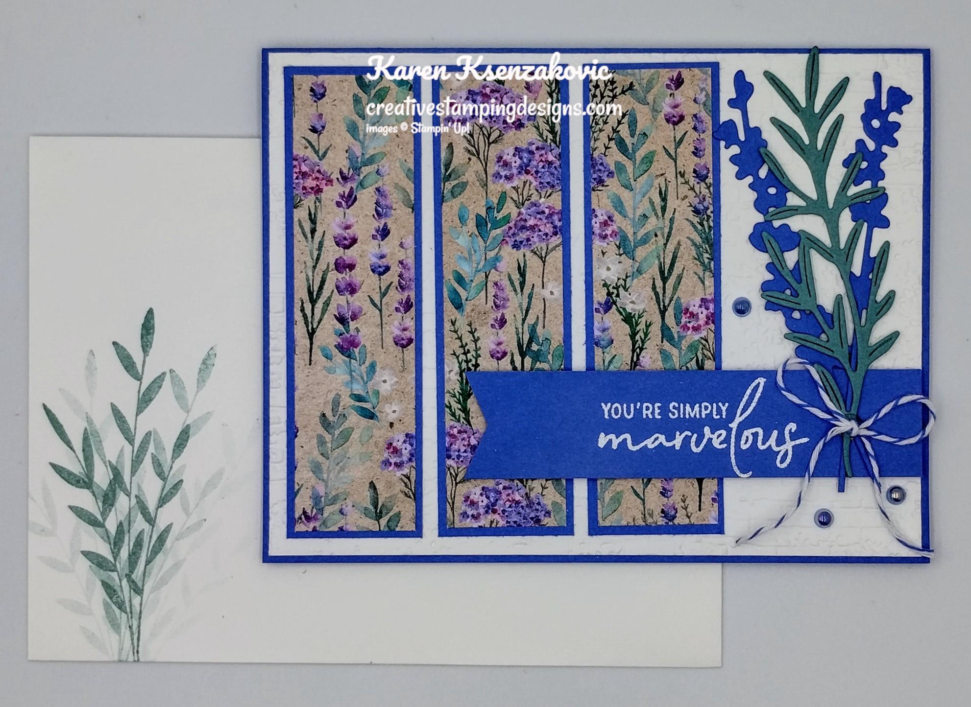 Stampin’ Up! Perennial Postage Panels | Creative Stamping Designs