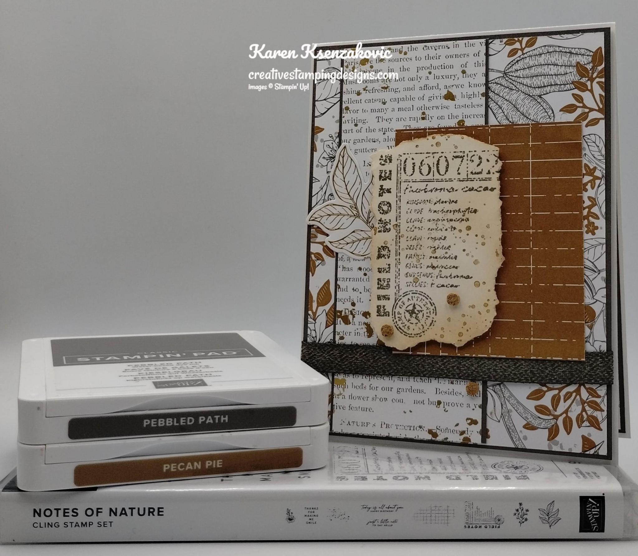 Stampin’ Up! Notes of Nature for The Happy Inkin’ Thursday Blog Hop ...